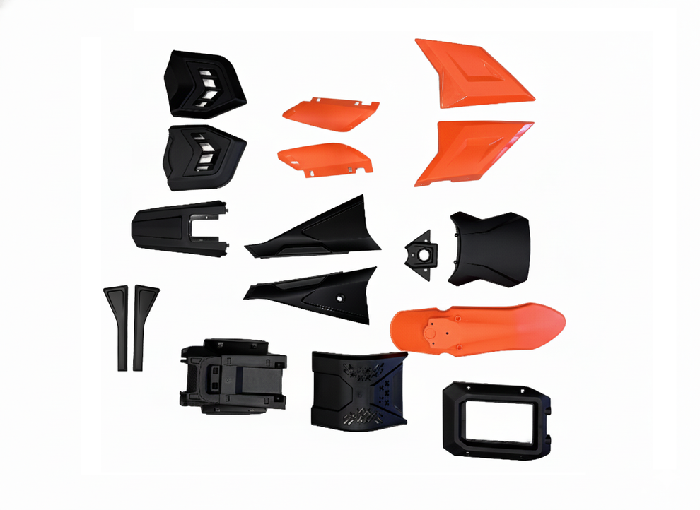 DHZ 6000 Evader Electric Dirt Bike Plastic Kit (Orange) – DHZ MOTO PTY LTD